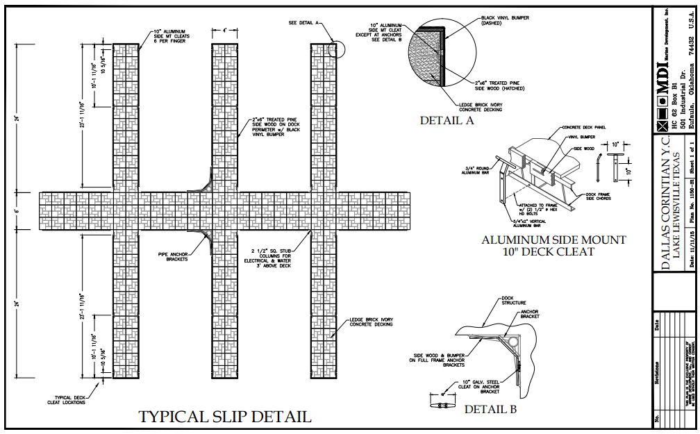 Plans for our new docks! | dcyc1956